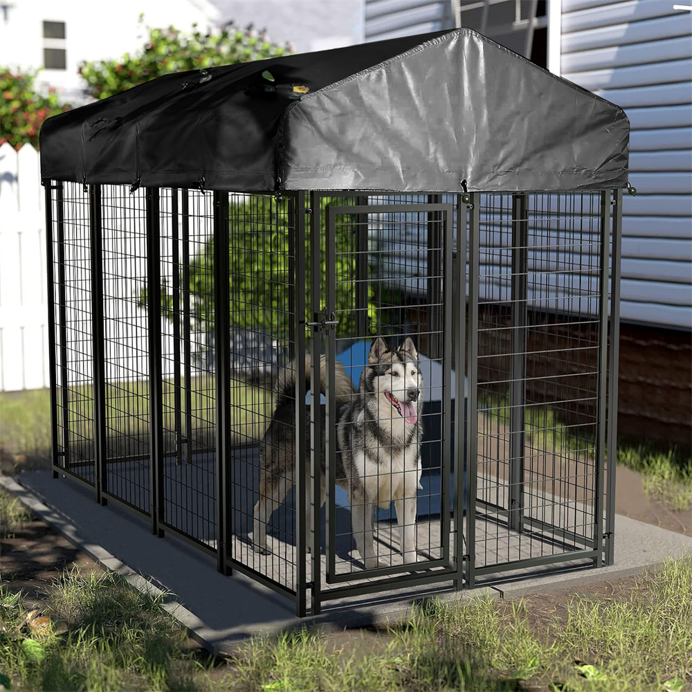 Extra Large Dog Kennel Pet Playpen Outdoor Heavy Duty Dog Crate Cage ...