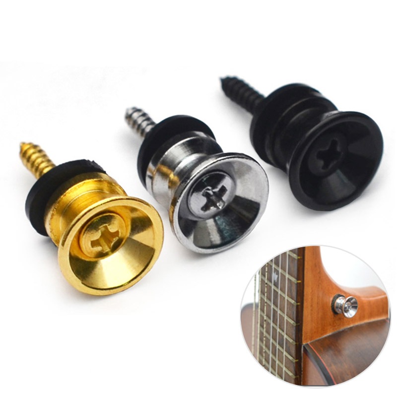 2Pcs Guitar Strap Buttons Strap Locks Straplocks | Shopee Malaysia