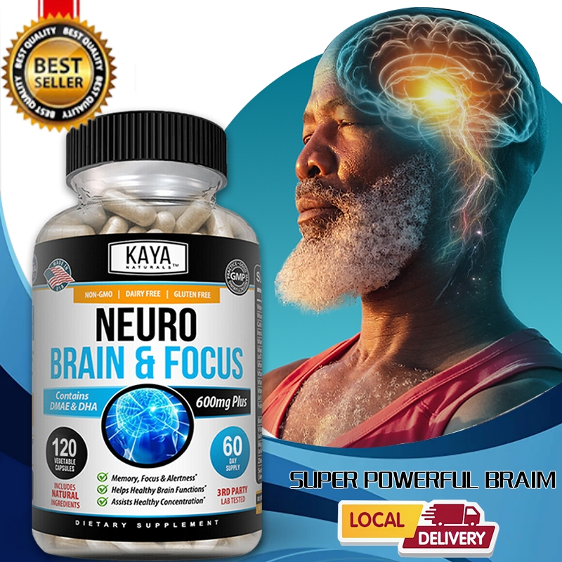 Neurobrain and Focus Supplement - Neurokines and B Vitamins - Nootropic ...
