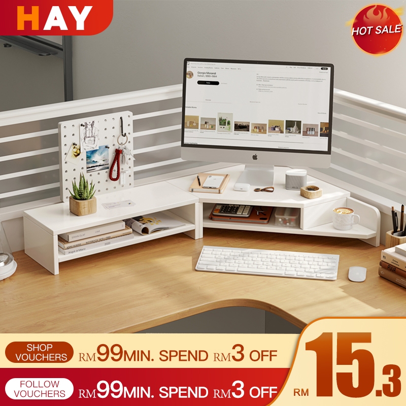 Monitor Stand 1/2 Tier Computer Monitor Screen Shelf Computer Rack ...