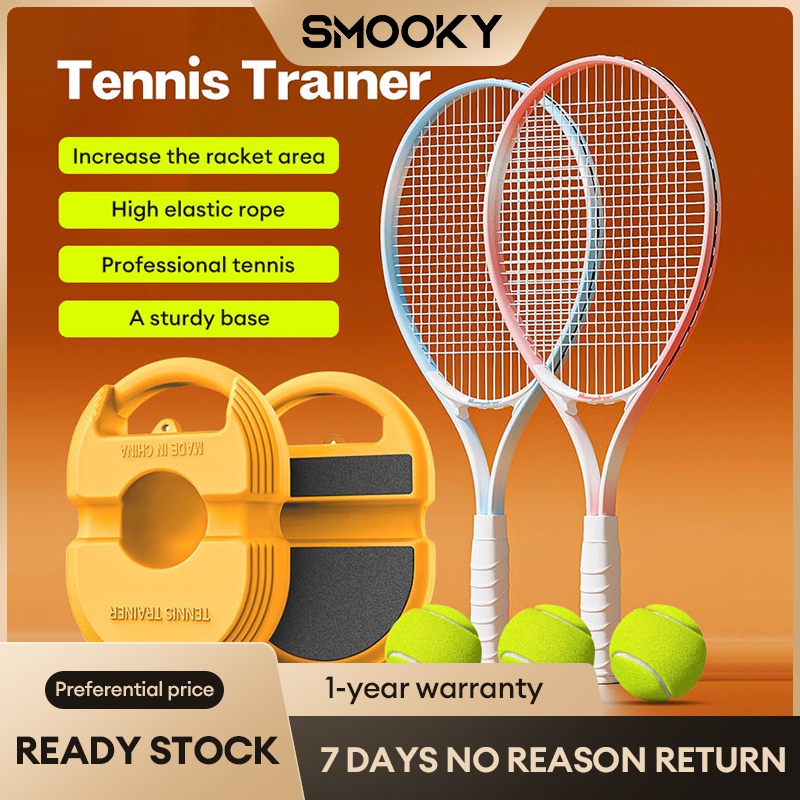 Tennis Trainer Single Player With Line Rebound Self Training Tool ...