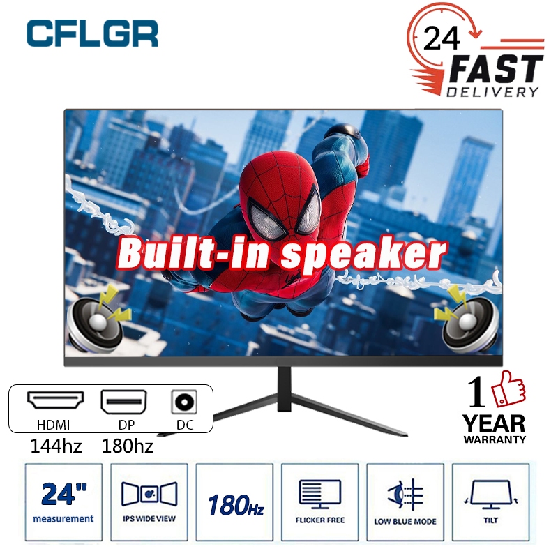 New Monitor LED 24" (computer monitor) with HDMI, DP.165HZ/180HZ ...
