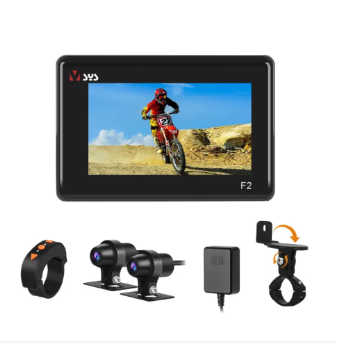 VSYS Updated Motorcycle DVR WiFi With TPMS GPS logger Moto Bike Camera ...