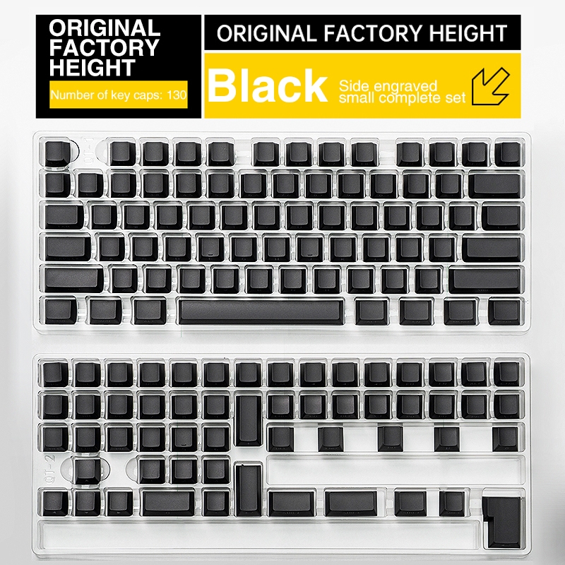 AULA LEOBOG 130 Keys/136 Keys Side Engraved Keycap Original Keycaps PBT ...