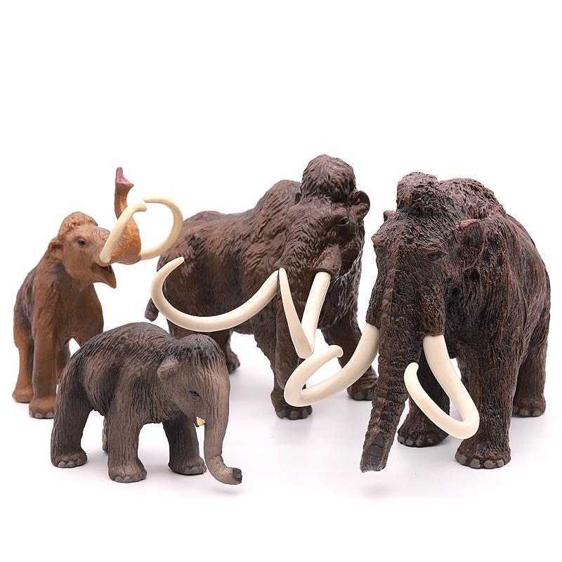 Prehistoric animal wooly mammoth simulation model children science toys ...