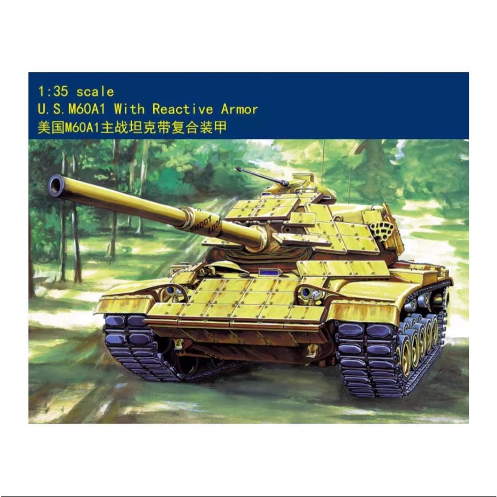 trumpeter 80105 MiniHobby 1/35 Plastic US M60A1 Main Battle Tank MBT ...