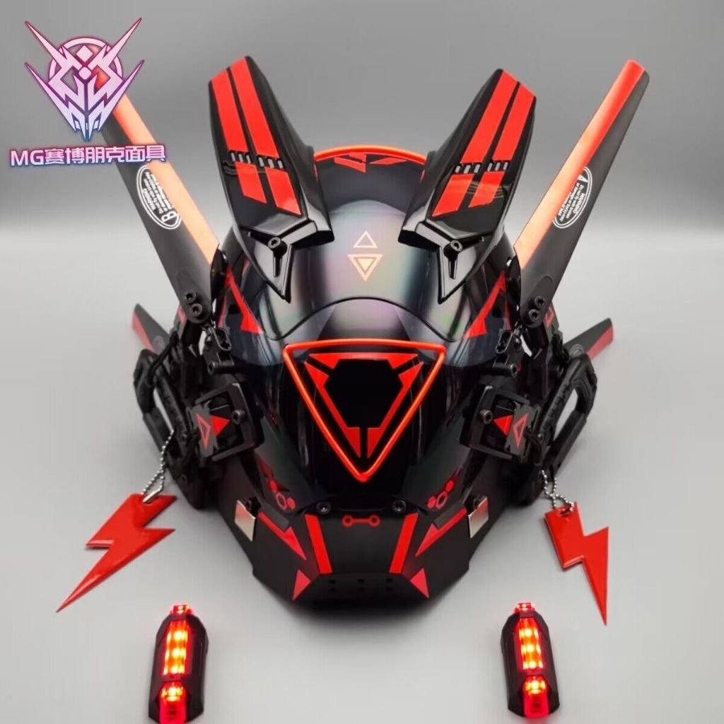 Cyberpunk Mask Helmet Futuristic Mask Techwear Mask Sci Fi Mask Gothic ...