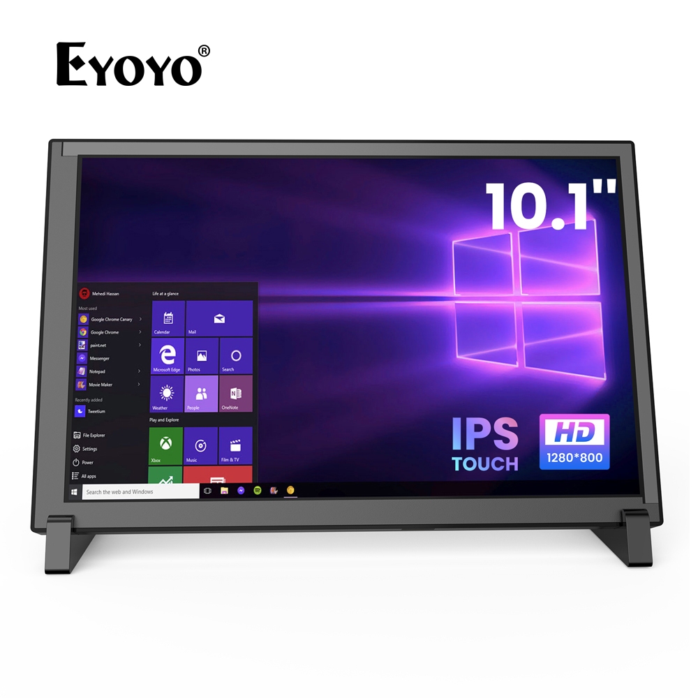 APROTII 10 inch Raspberry Pi Screen, 1280x800 IPS Raspberry Pi ...