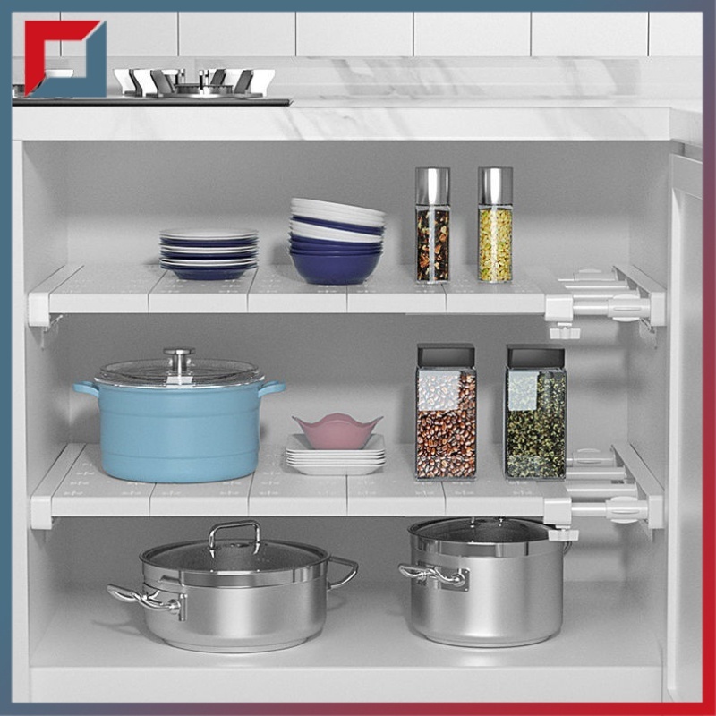 Layered partition wardrobe rack cabinet compartment partition board ...