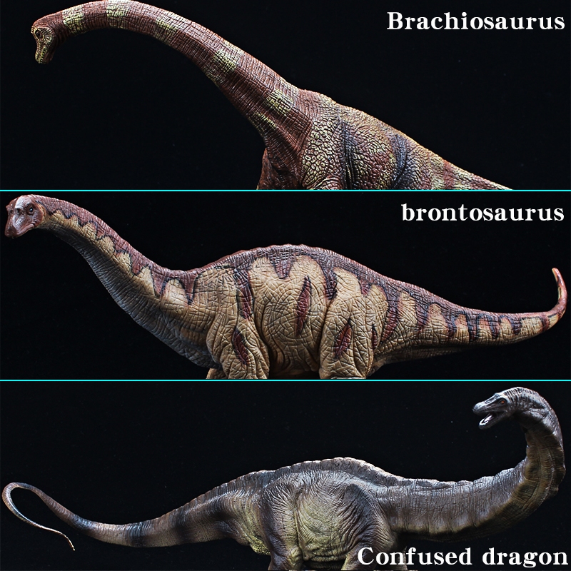 Jurassic Dinosaur Figurines Brachiosaurus Apatosaurus Model Action Figures Big Animals Model ...