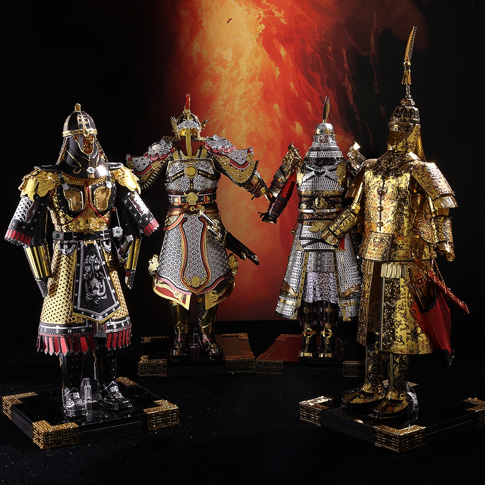 Piececool Mecha Chinese Tang Dynasty Armor 3D Metal Puzzles Kits ...