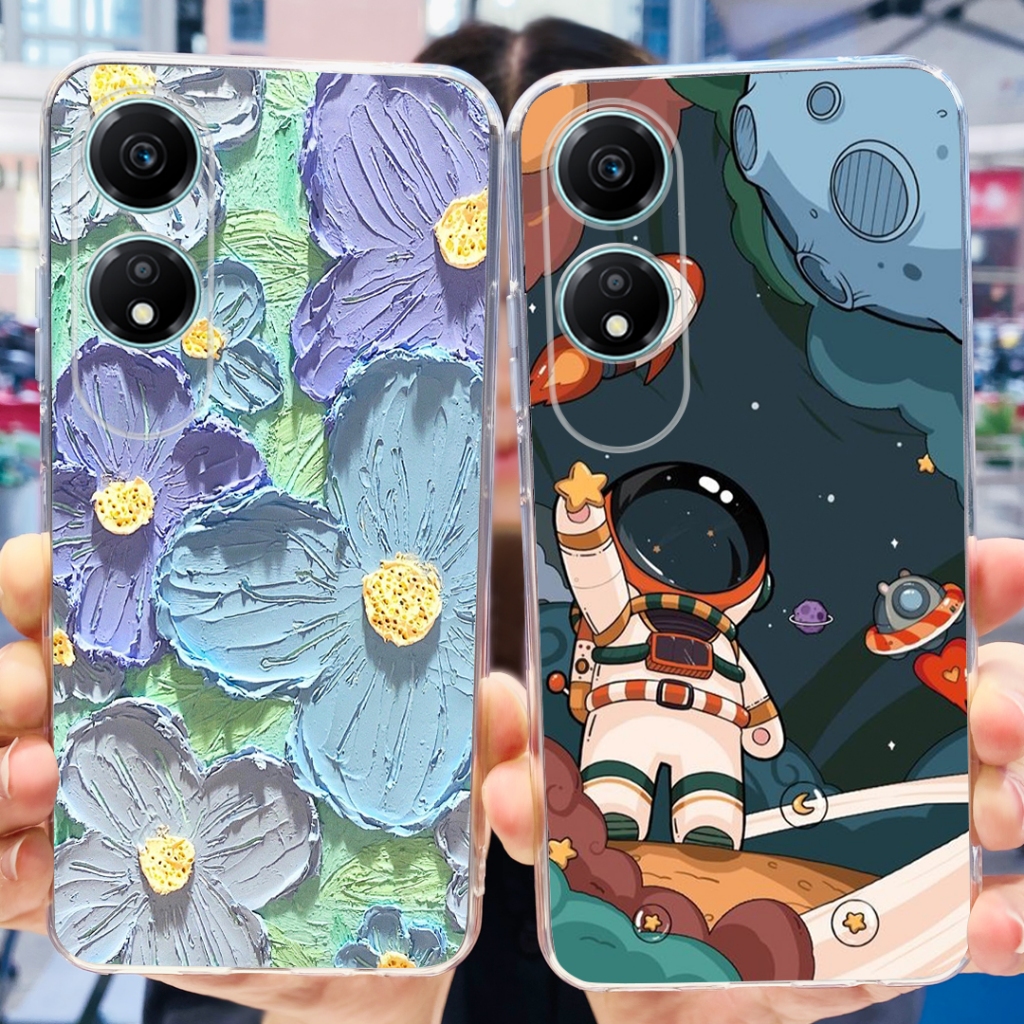 Honor Play 40C / Hononr X5 Plus Case New design 2023 Flower Space man ...