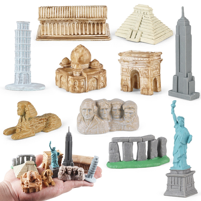 Building Set Model Stonehenge Statue of Liberty The Leaning Tower Of ...