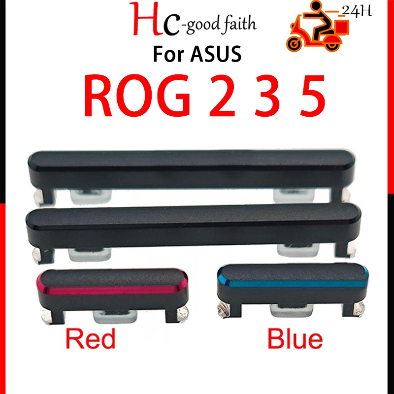 For ASUS ROG Phone 2 3 5 ROG2 ROG3 ZS660KL ZS661KS ZS673KS Power and Side Button Keys button on ...