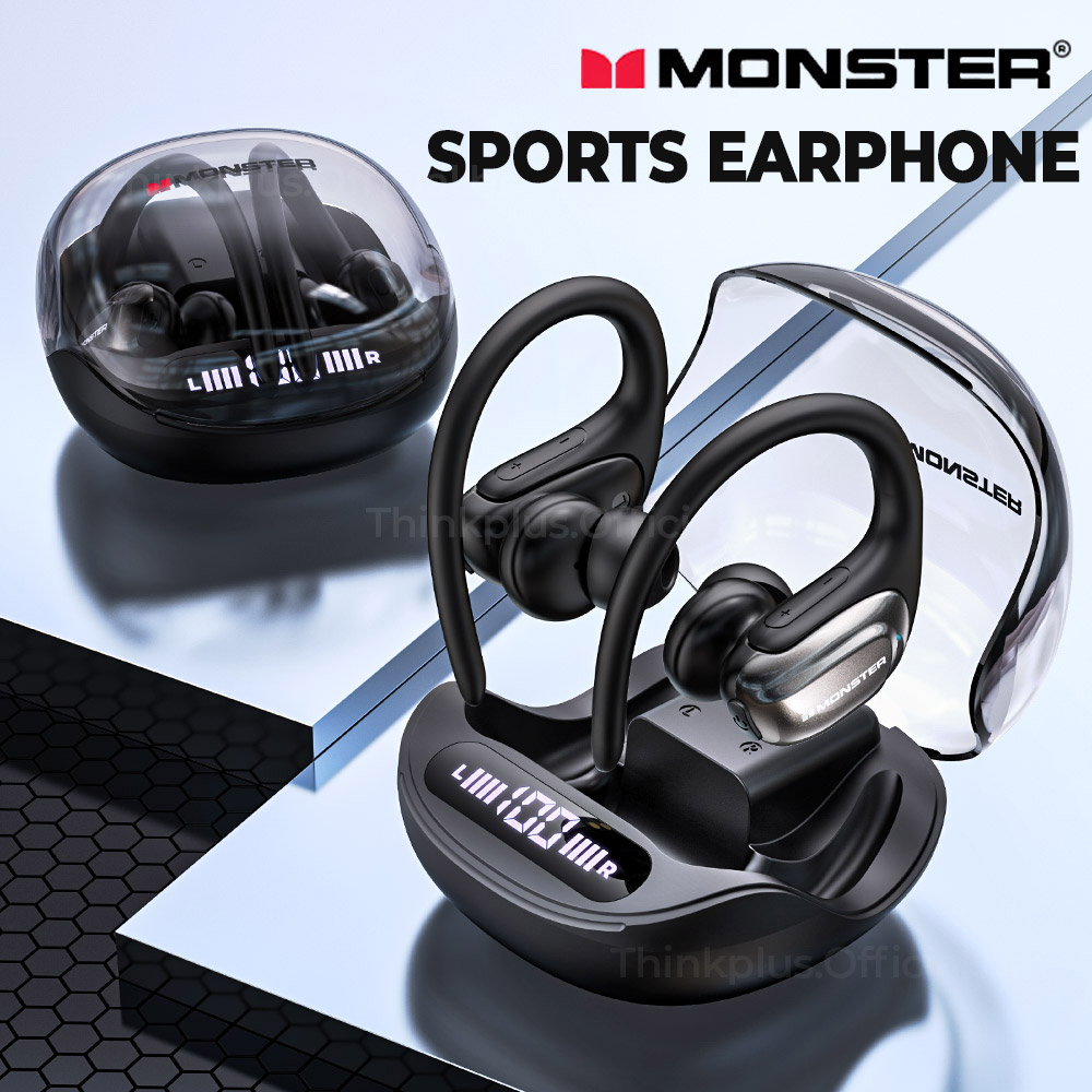 Monster iSport Lite Wireless Earphone Bluetooth 5.3 TWS Sports Earphone ...