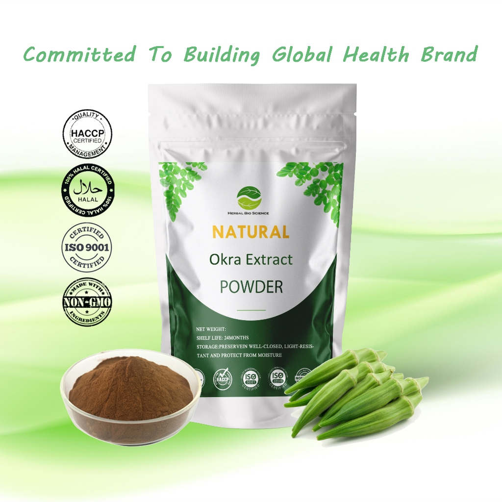 【Natural】Okra Extract Powder/Rich in vitamins and minerals/Fortifies ...