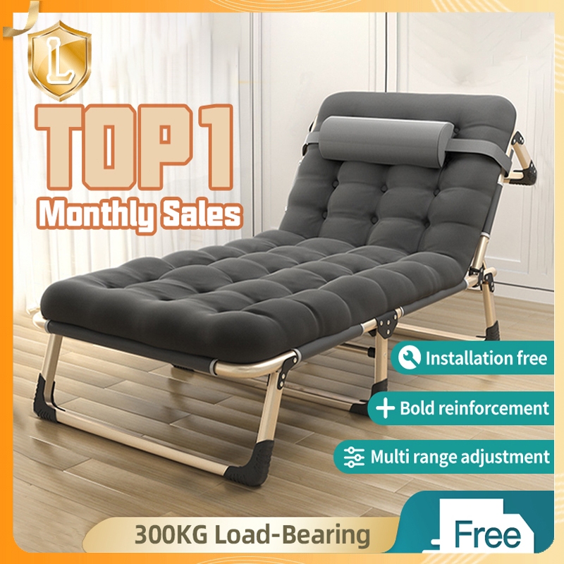 Folding Bed Outdoor Single Folding Bed With Foam Portable Bed indoor ...