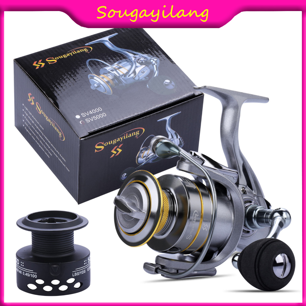 Sougayilang Fishing Reel 1000-5000 13+1BB Baitcasting Reel Super Light ...