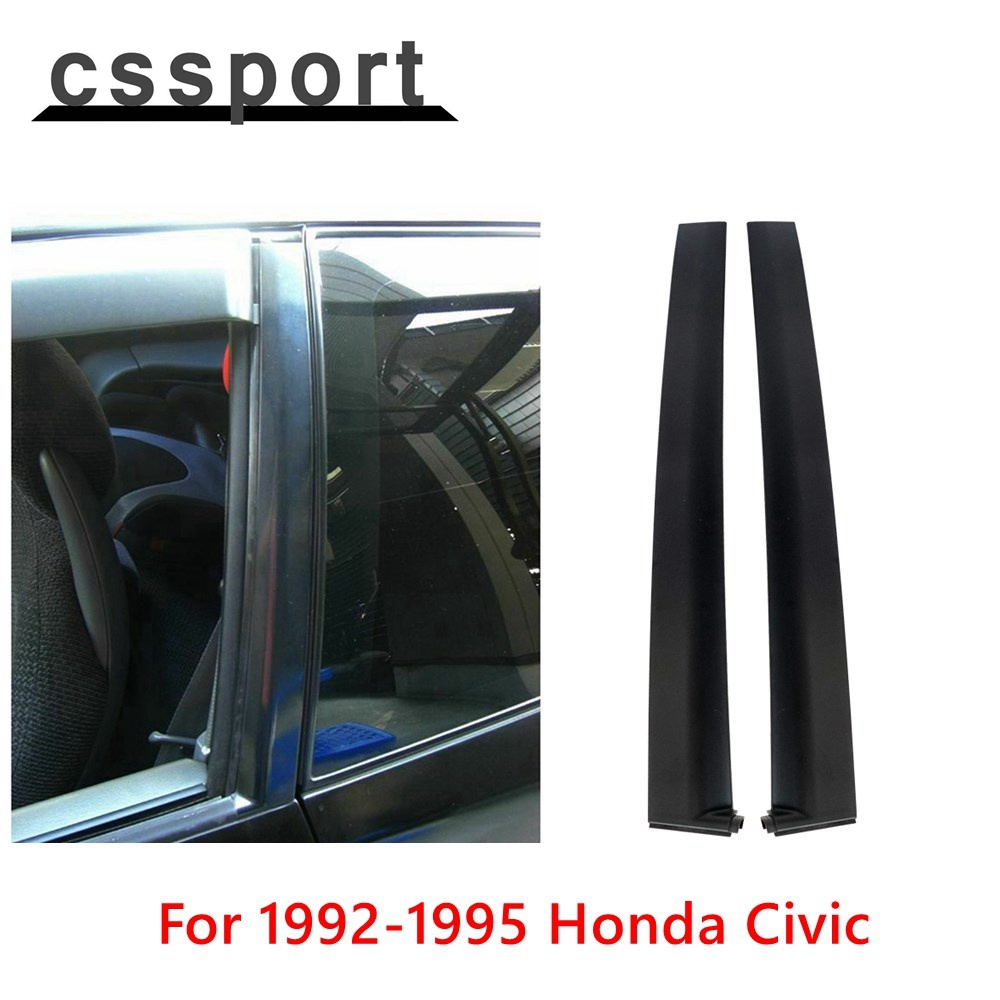 Windshield A-Pillar Trim Molding Left Right For 1992-1995 Honda Civic ...