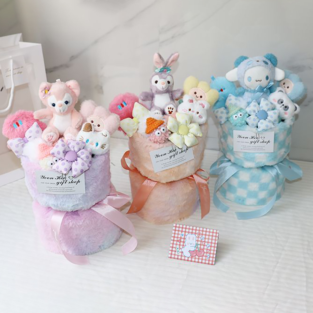 Stella Lou Doll Flower Finished Flower Bouquet Cute Gift Plush Duffy ...