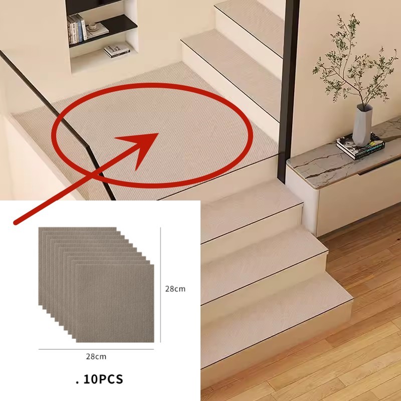 Nehem - 15PCS Anty slip and soundproof stair step mat Home decoration ...
