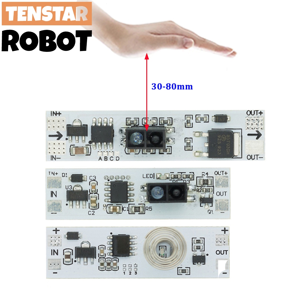 Sweep Hand Sensor Switch Module DC 5V-24V 12V Short Distance Scan ...