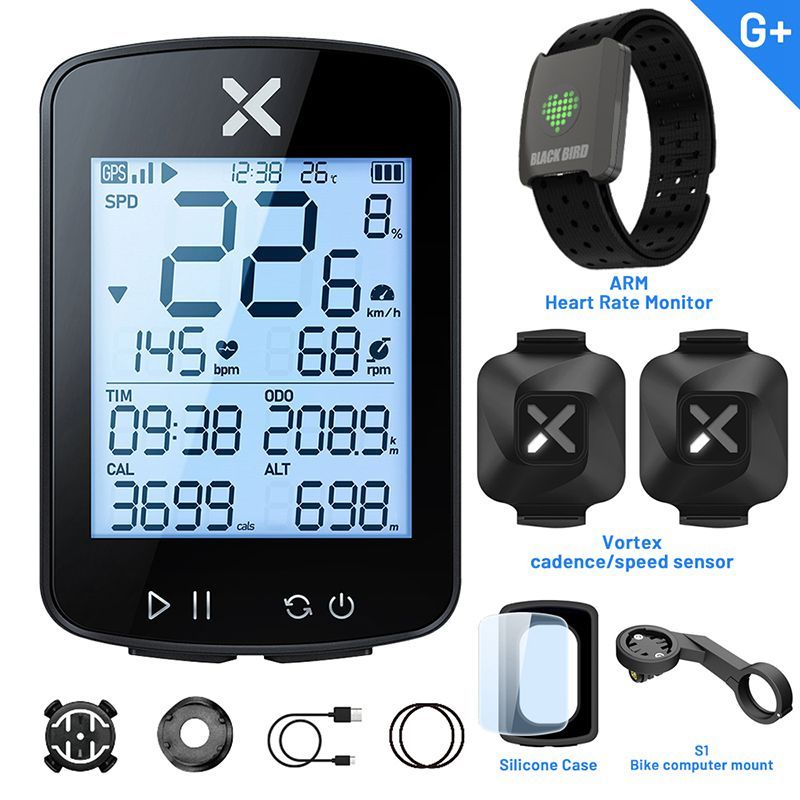 XOSS G2 G2+ Plus GPS Bike Computer Wireless Cycling Speedometer Road ...