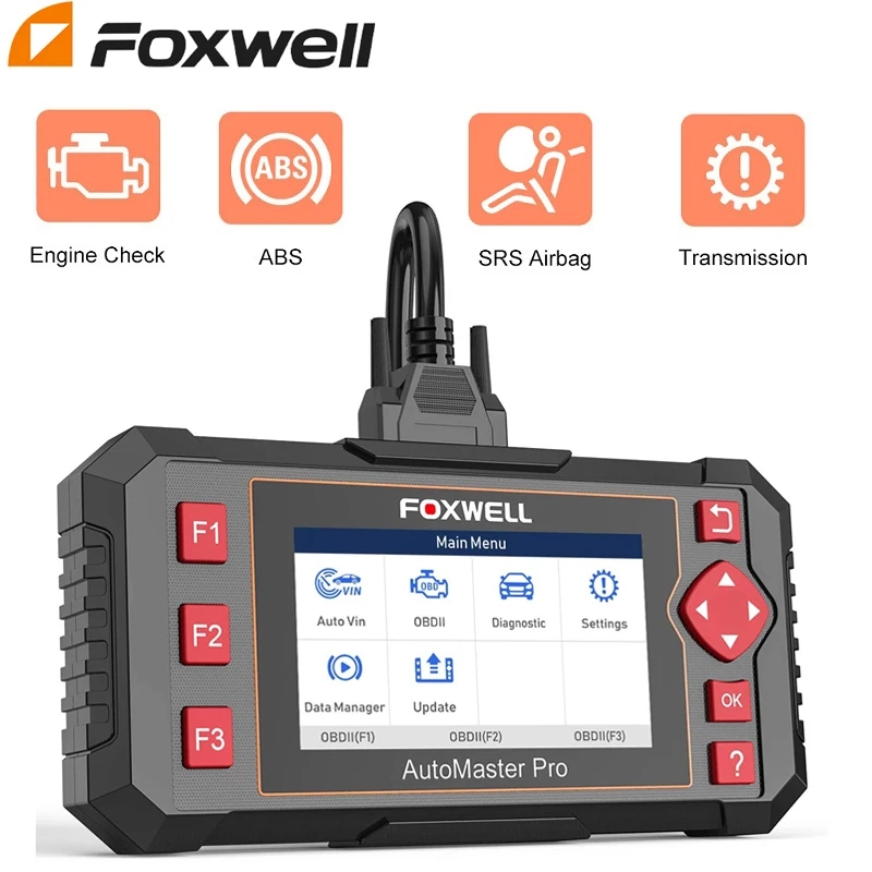 [Selangor Ship] FOXWELL NT604 Elite OBD2 Scanner Proton Perodua ABS SRS ...