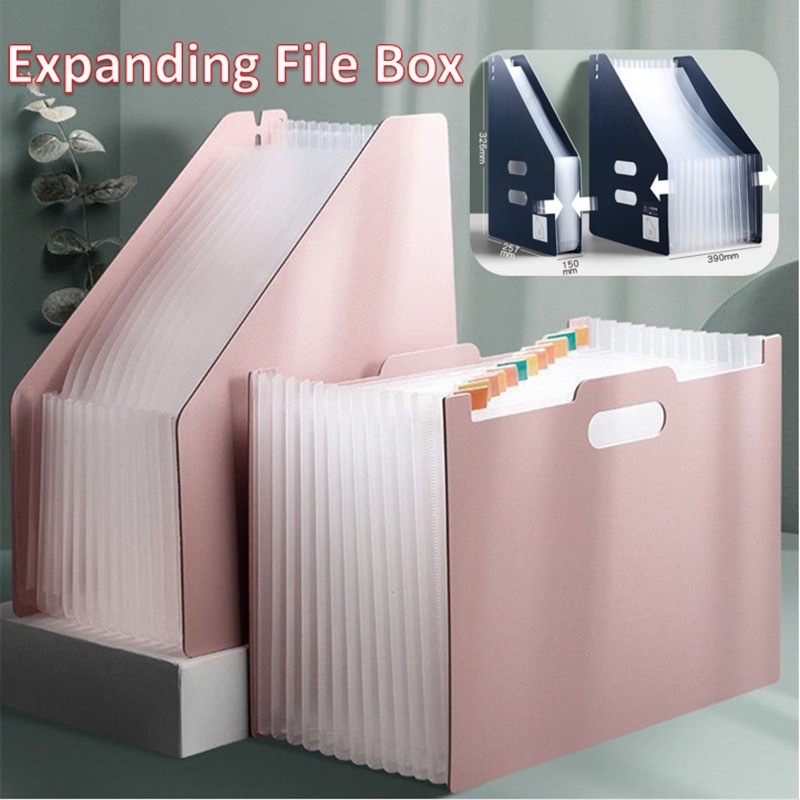 Multilayer Vertical Standing Expanding Folder A4 Document Organizer ...