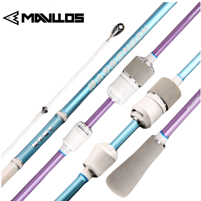 Mavllos Blitz Carp Fishing Rod with Carbon L Tip 1.98m 2.1m 2.4m Lure 2 ...