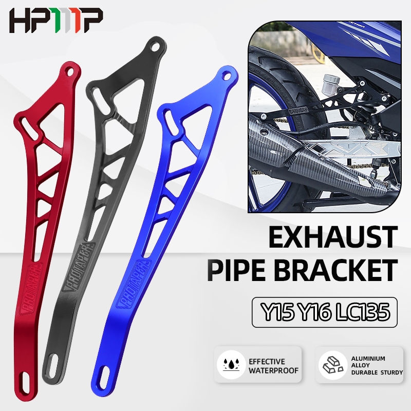 Y15 Y16 LC135 EXHAUST PIPE BRACKET CNC MUFFLER BRACKET EKZOS BRACKET ...