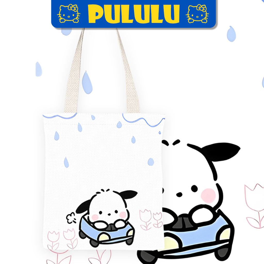 Pululu Cute & Kawai Pacha Dog Student Tuition Bag Canvas Bag Cartoon ...
