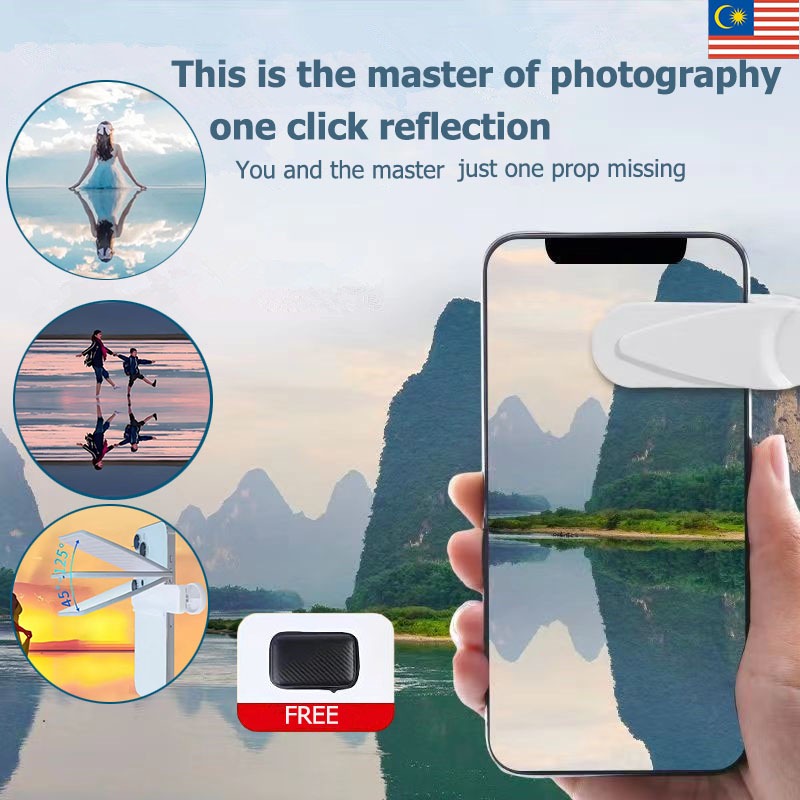 【24H shipment】5th Generation Sky Mirror Mobile Phone Reflection ...