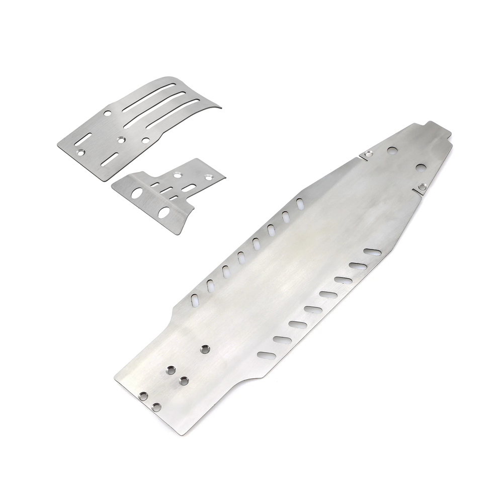 5 Pcs RC Chassis Armor Stainless Steel Chassis Armor Skid