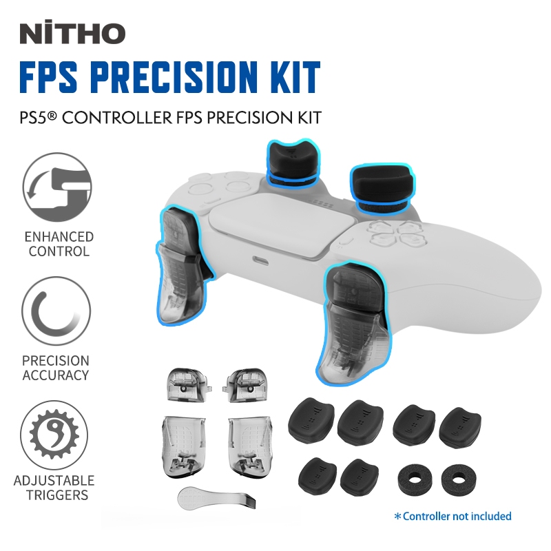 NiTHO PS5 FPS Gaming Kit for PlayStation 5 Dual Sense Controller ...