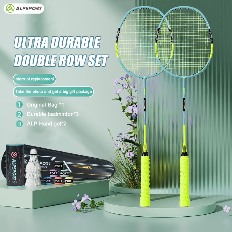ALPSPORT Gemini 2Pcs 4U G5 100% Carbon Fiber Badminton Racket Original ...