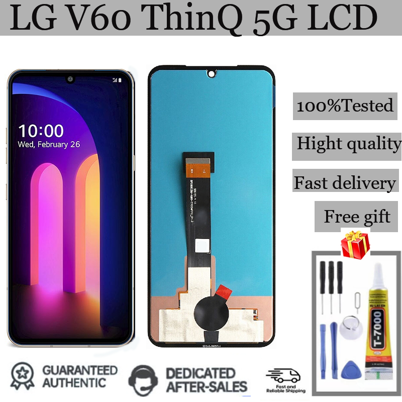 Original For LG V60 ThinQ 5G /LG V60 ThinQ 5G UW LCD Display Touch ...