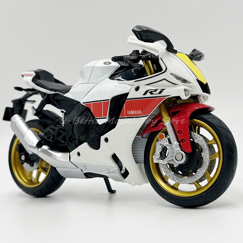 Makeda 1:12 Diecast Racing Motorcycle Model Toy Yamaha YZF-R1M Sport ...