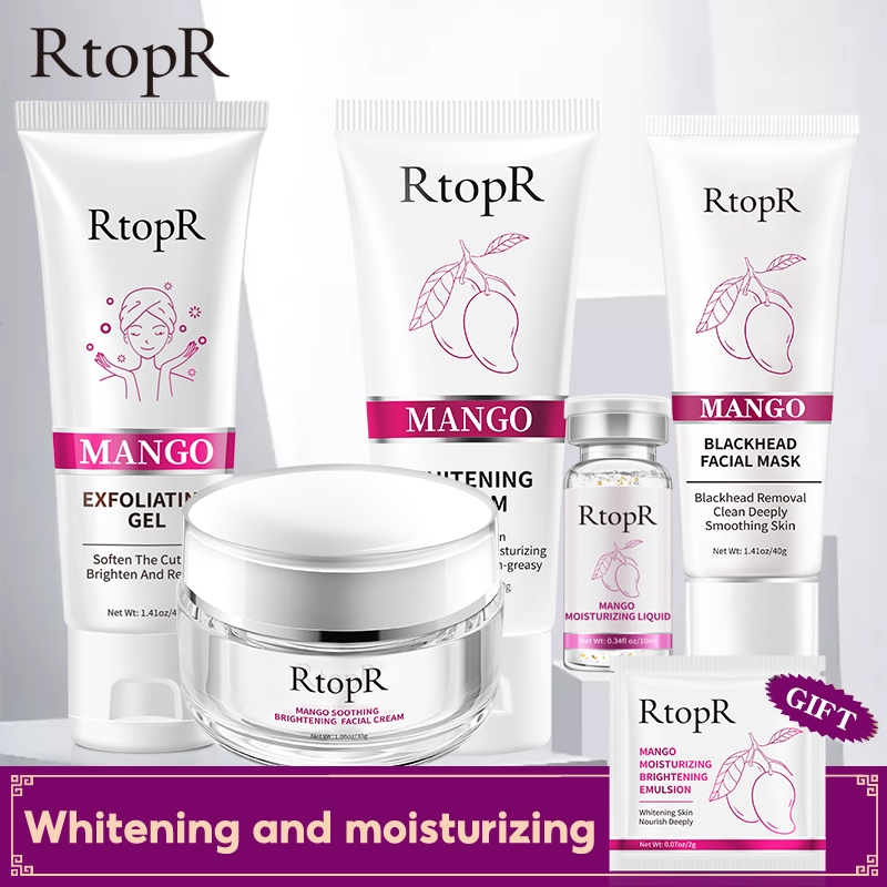 RtopR Whitening and Moisturizing Set: Mango Blackhead Mask + Mango ...