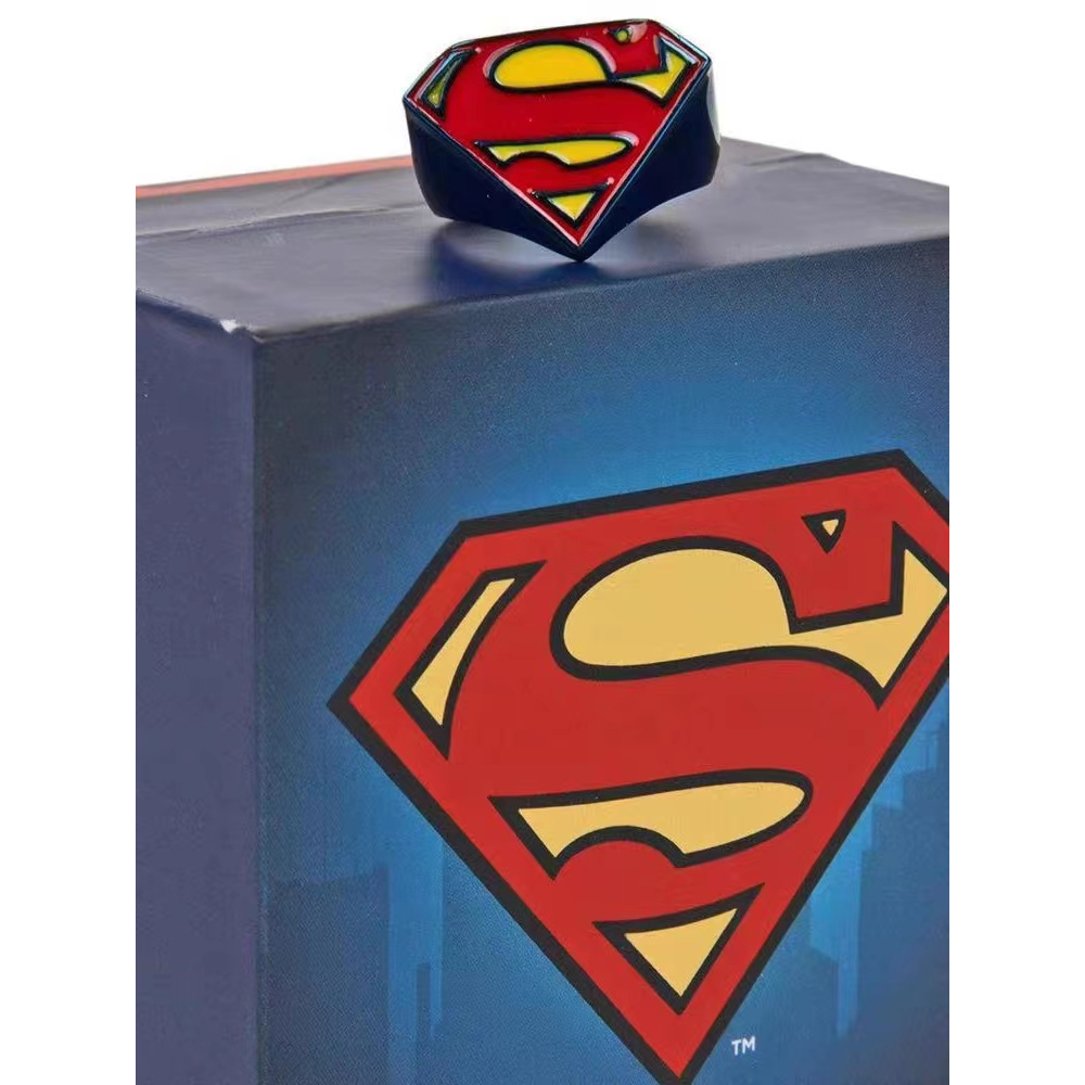 ♭United States Daigou DC Superman Logo Full Color Stainless Steel Stamp ...