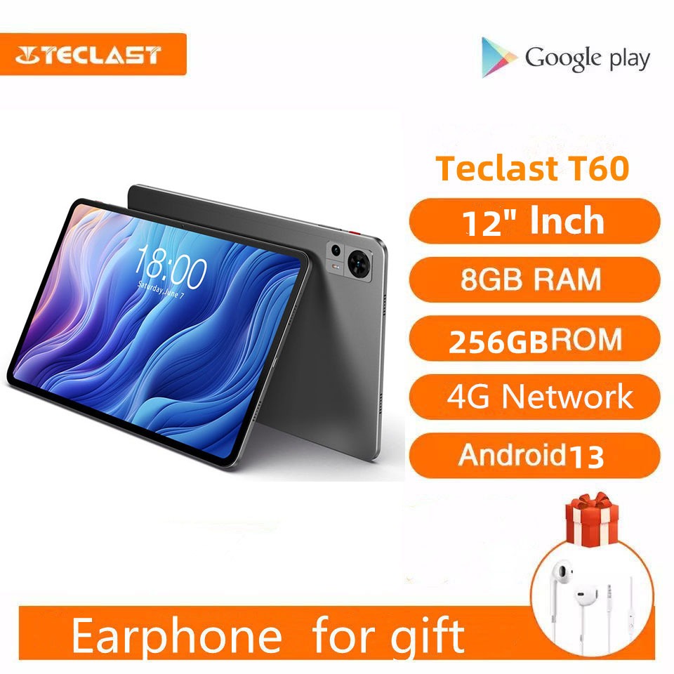 Teclast T60 Tablet 12'' 2K Screen 8GB RAM 256GB ROM Unisoc T616 Octa ...
