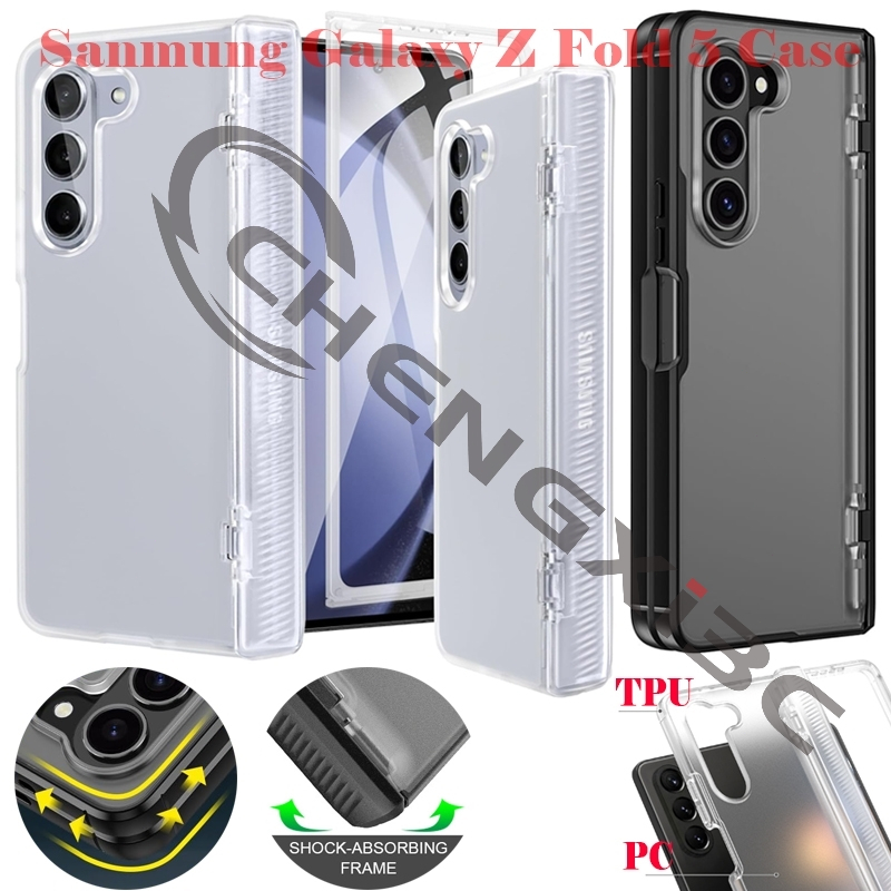 [Ready Stock] Casing For Samsung Galaxy Z Fold 5 phone case with hinge ...