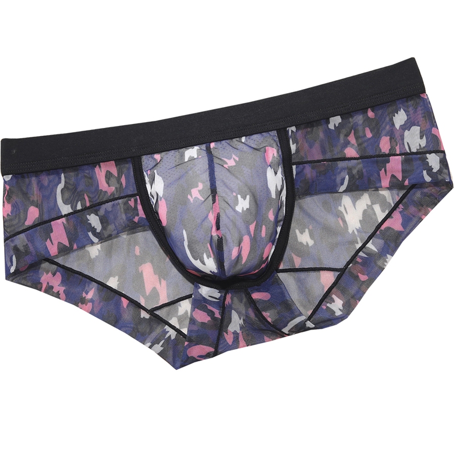 Men's briefs Elastic triangle mesh underwear boxer | Shopee Malaysia