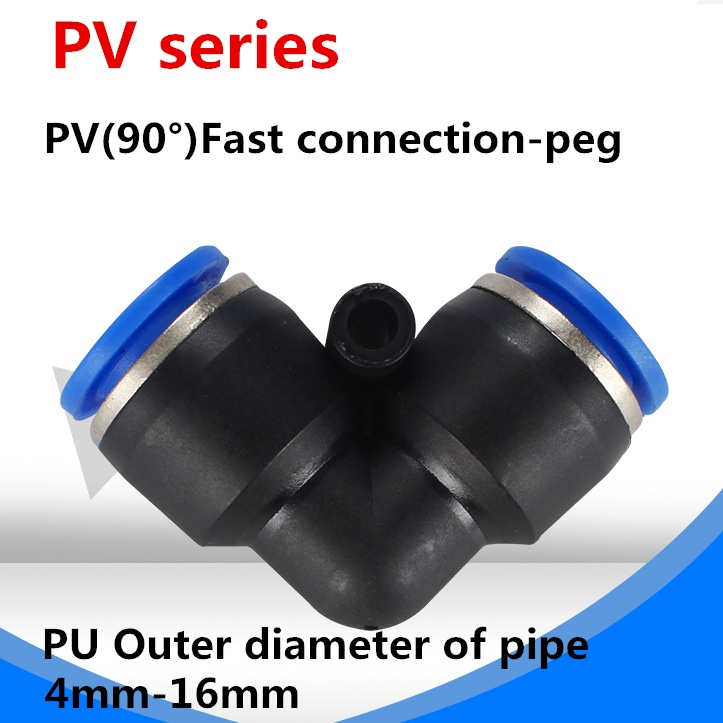 PV Quick Connector, 90°-PV Gas Connector, PV-4 PV-6 PV-8 PV-10 PV-12 PV ...
