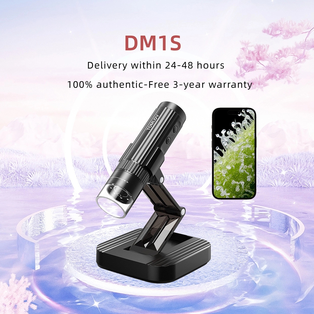 TOMLOV DM1S Wireless Digital Microscope [Easy and Fun] 50X-1000X 1080P ...