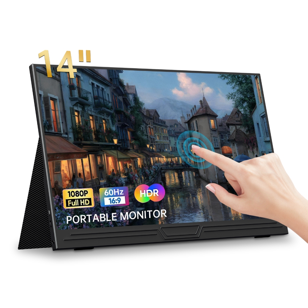 MAINGEAR 15.6-inch portable monitor/IPS with touch HDR 1920*1080p/game ...