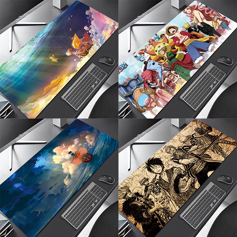One Piece Gaming Mouse Pad Anime Gamer Keyboard Mouse Mat Speed XXL ...