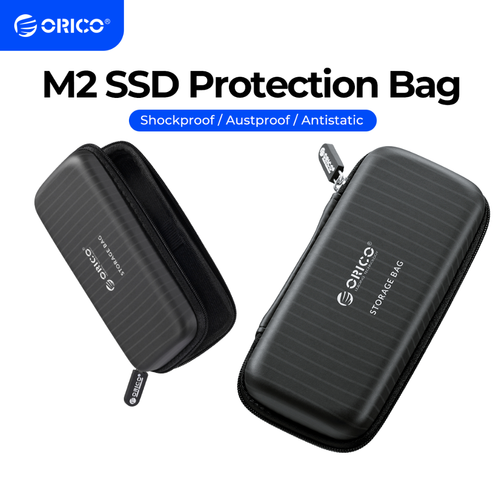 Orico M.2 SSD Storage Bag EVA Thickened Shell Waterproof Fall ...