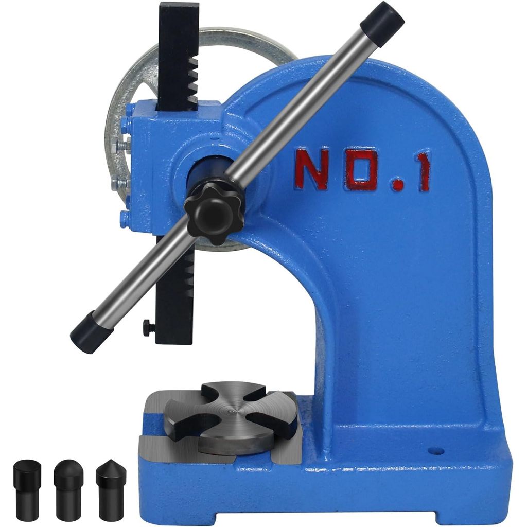 Arbor Press 1 Ton,Ratchet Leverage Arbor Press with Handwheel,Manual ...