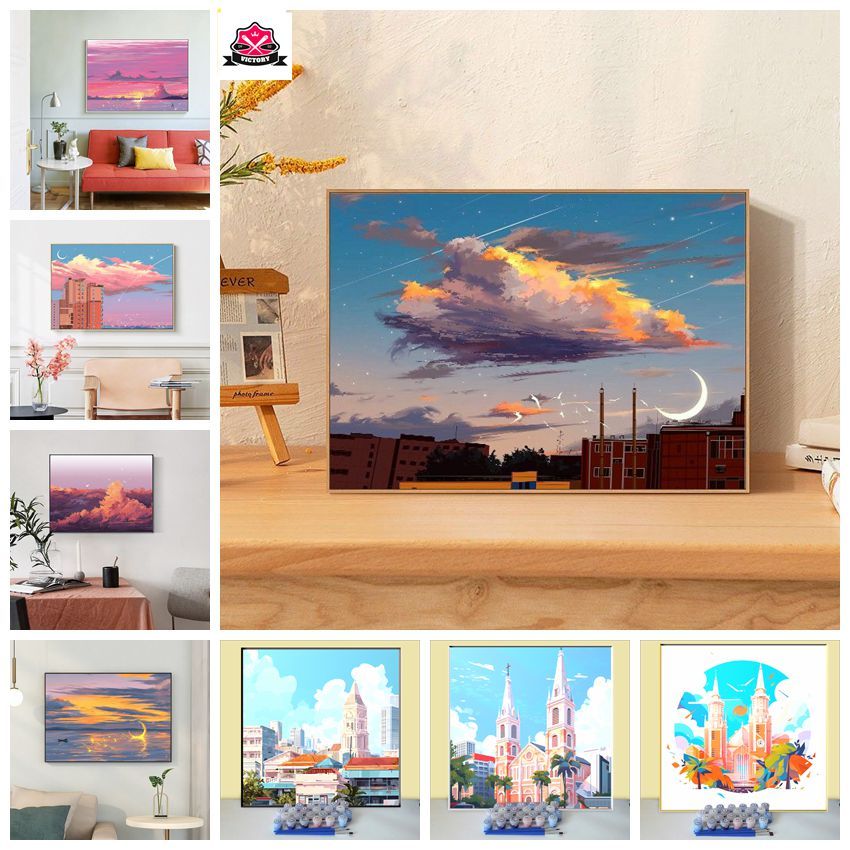 Victory -30*40cm/40*50cm-painting by number--paint by number--數字油畫--DIY ...